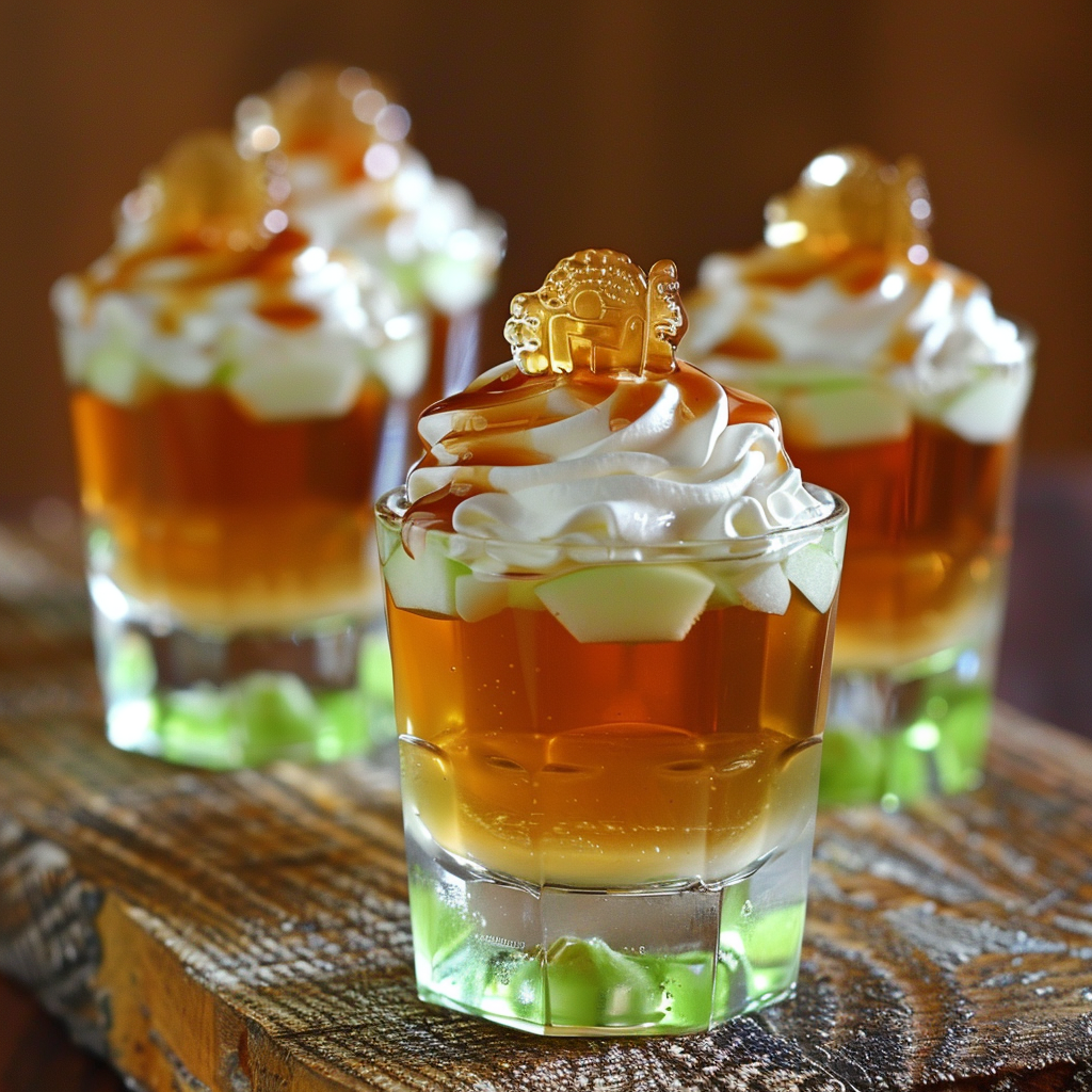 Caramel Apple Jello Shots - recipe inspire