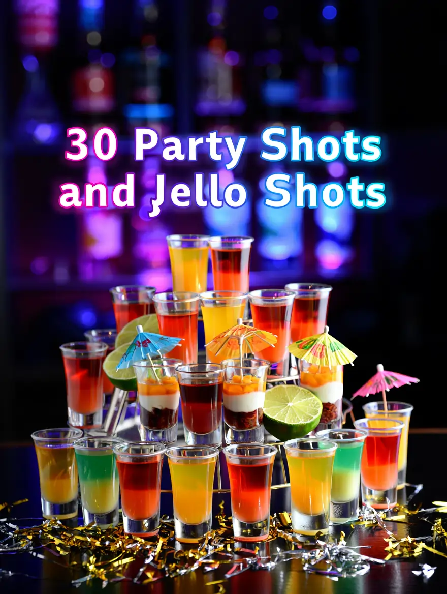 Party Shots and Jello Shots: 30 Fun and Festive Recipes for Your Next ...