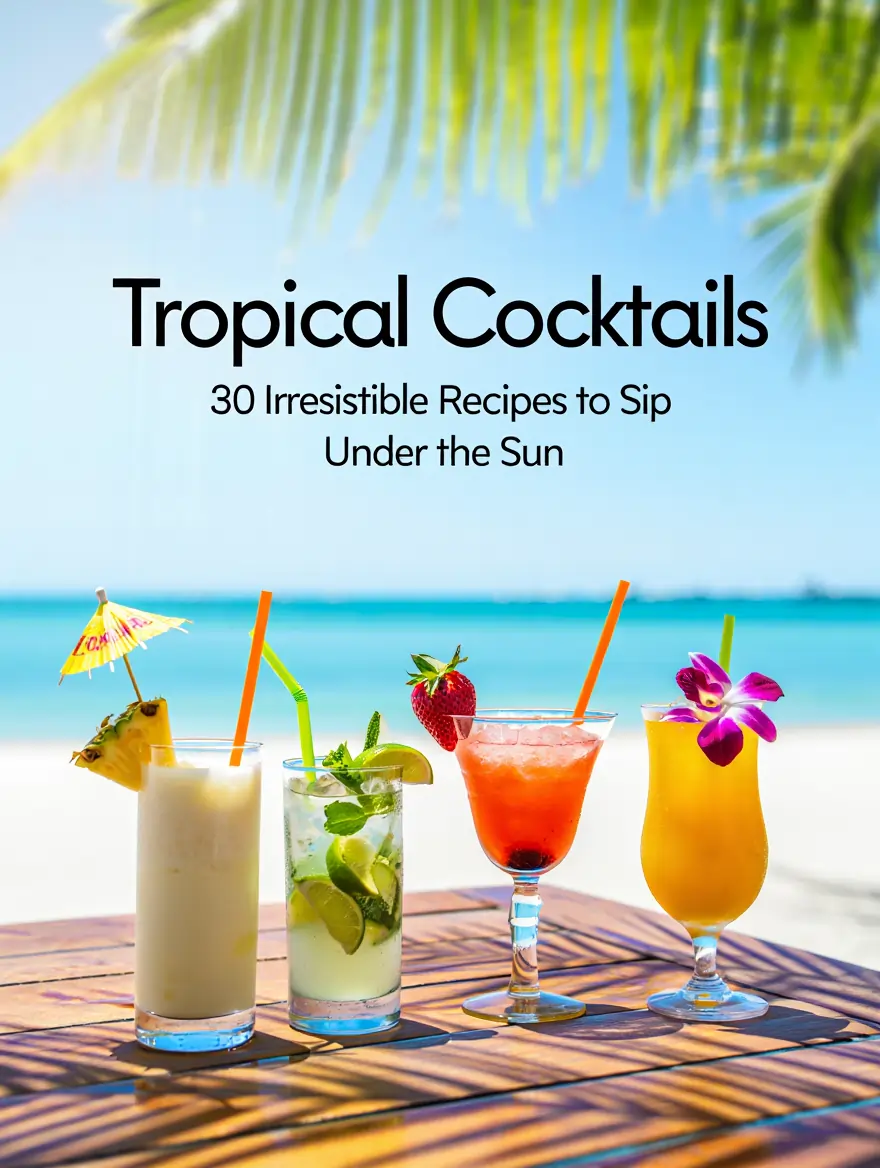 Tropical Cocktails: 30 Irresistible Recipes to Sip Under the Sun ...